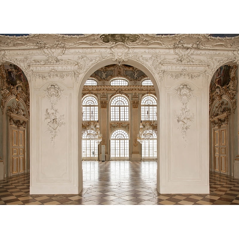 European Style Retro Building Theme Photography Backdrops Props Theater ...