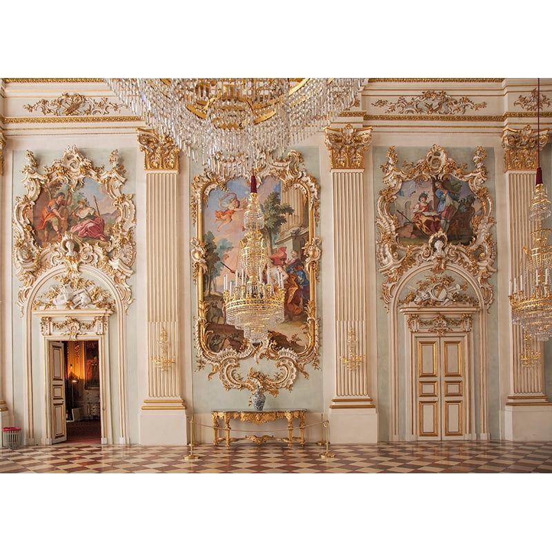 European Style Retro Building Theme Photography Backdrops Props Theater ...