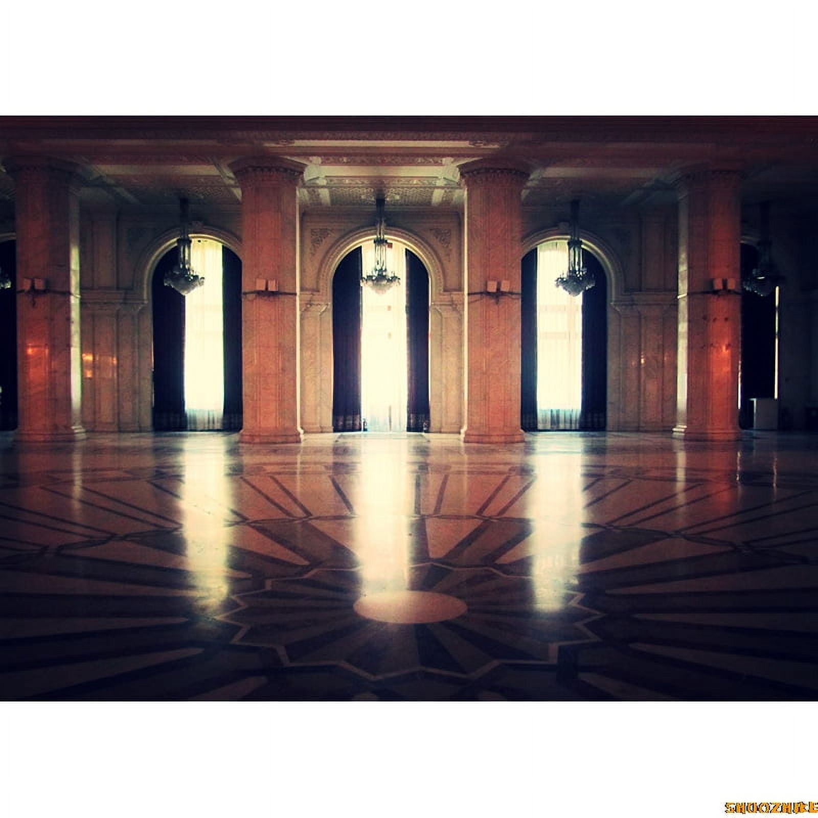 European Style Retro Building Theme Photography Backdrops Props Theater ...