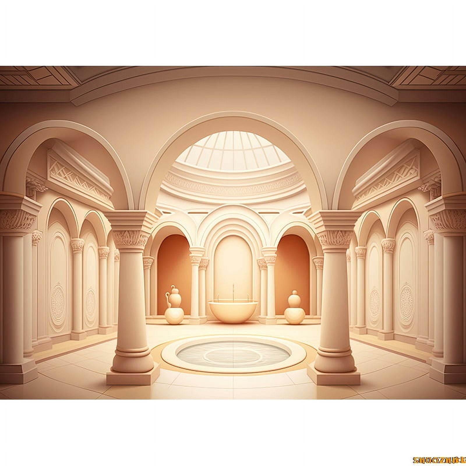 European Style Retro Building Theme Photography Backdrops Props Theater ...