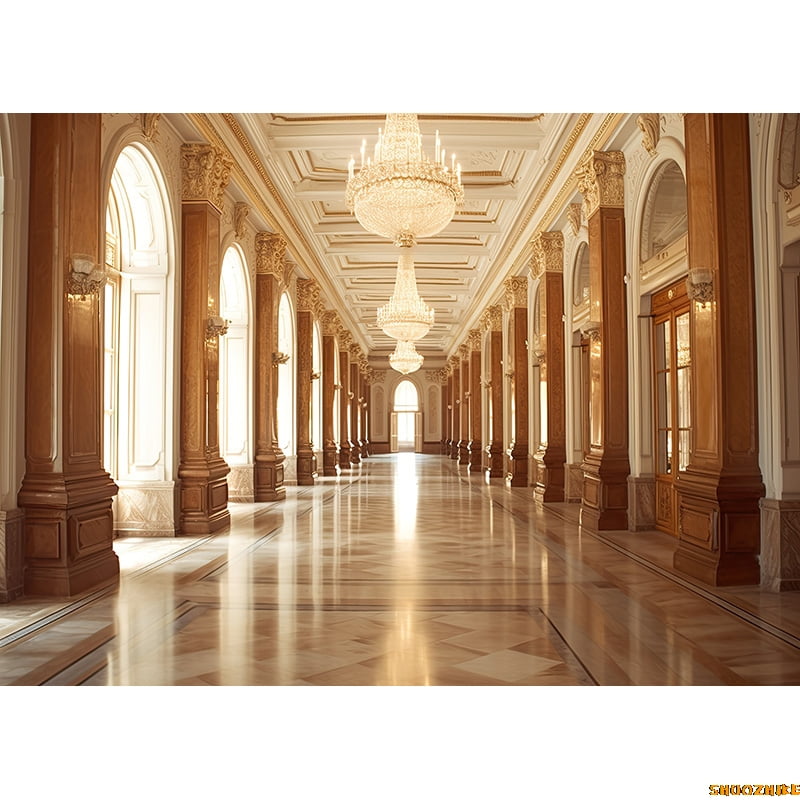 European Style Retro Building Theme Photography Backdrops Props Theater ...