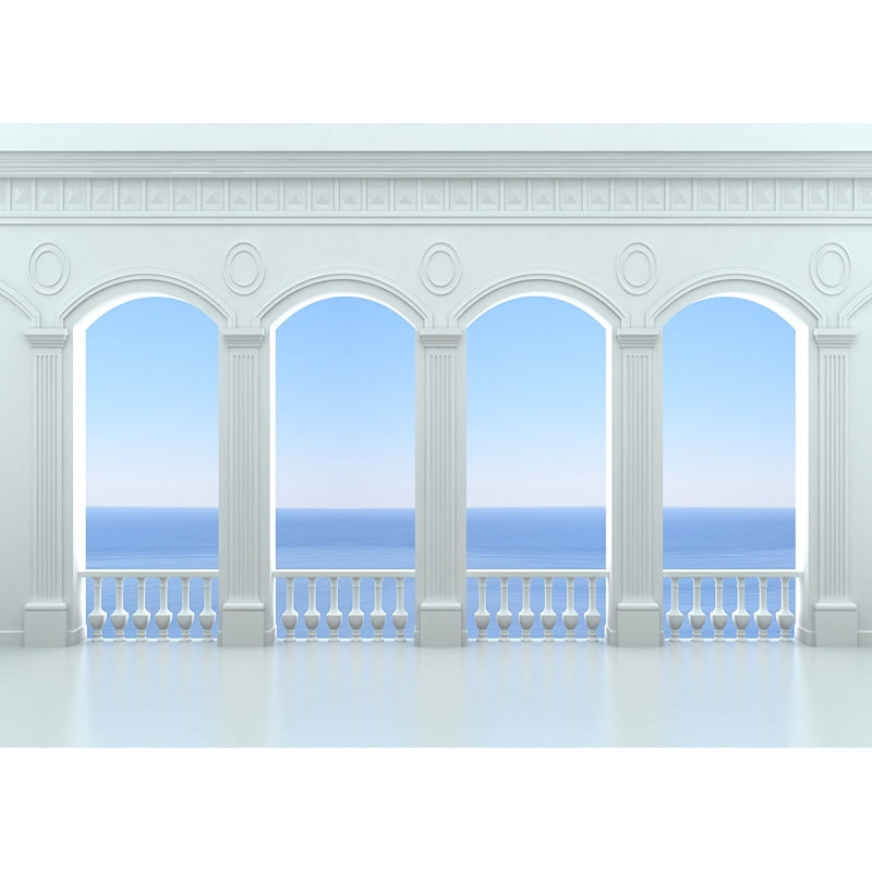 European Style Retro Building Theme Photography Backdrops Props Theater ...