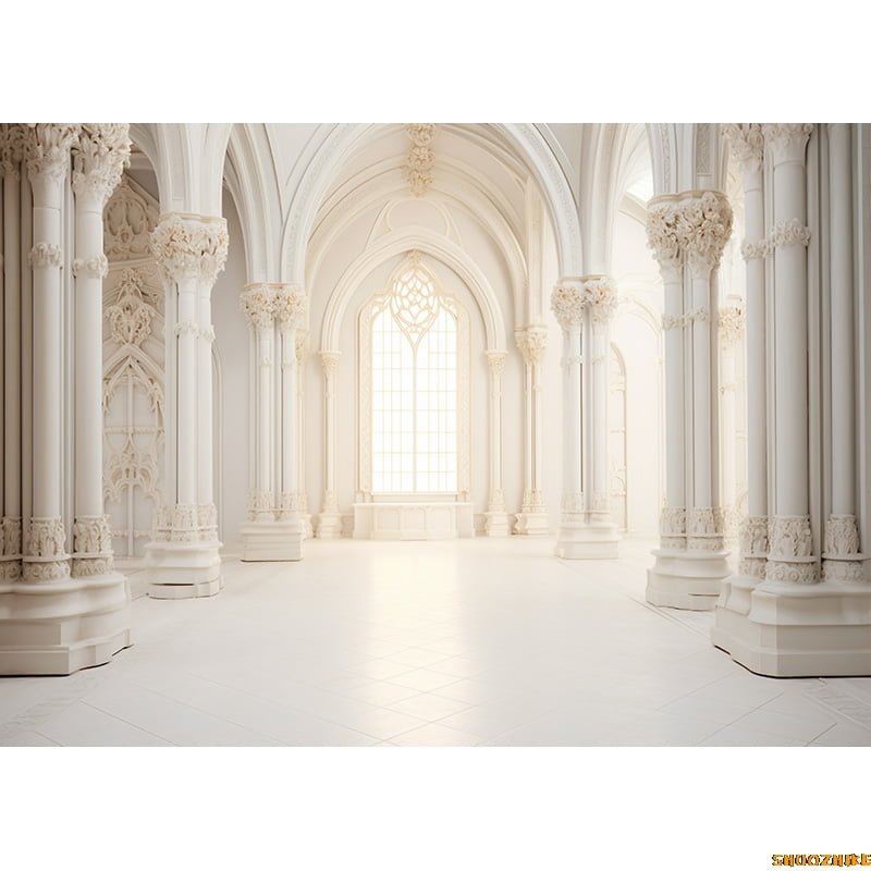 European Style Retro Building Theme Photography Backdrops Props Theater ...