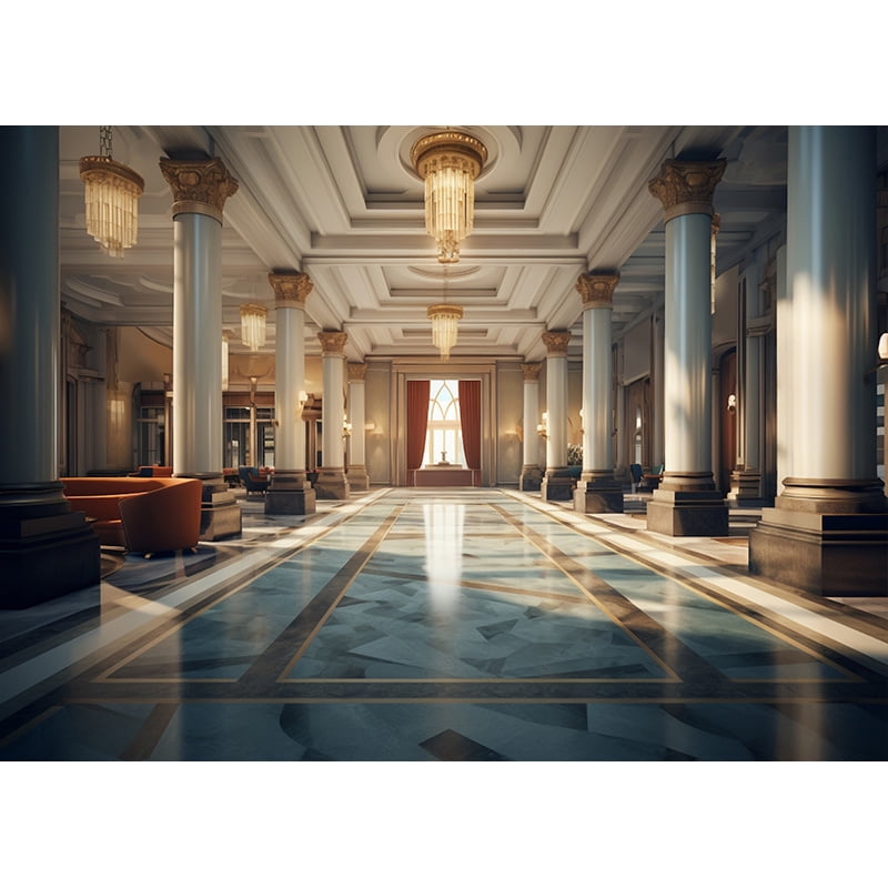 European Style Retro Building Theme Photography Backdrops Props Theater ...