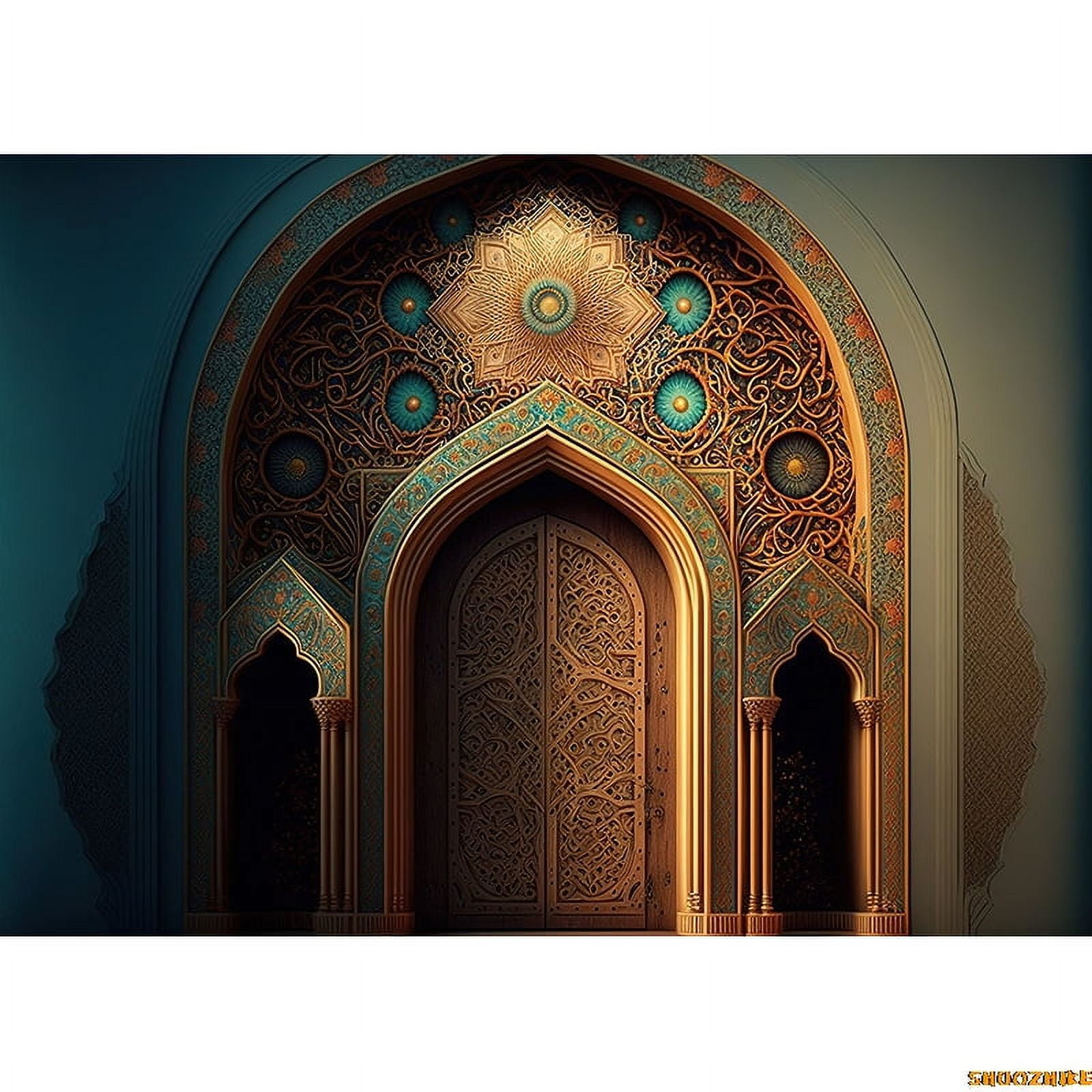 European Style Retro Building Theme Photography Backdrops Props Theater ...