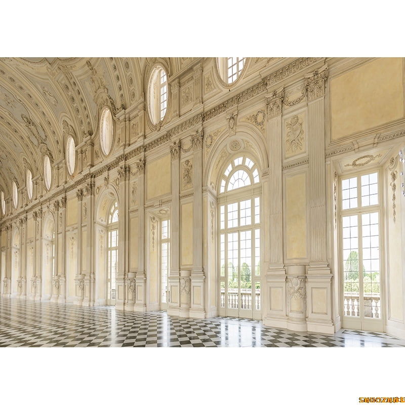 European Style Retro Building Theme Photography Backdrops Props Theater ...