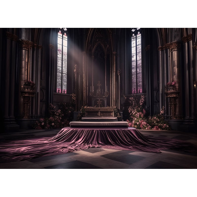 European Style Retro Building Theme Photography Backdrops Props Theater ...