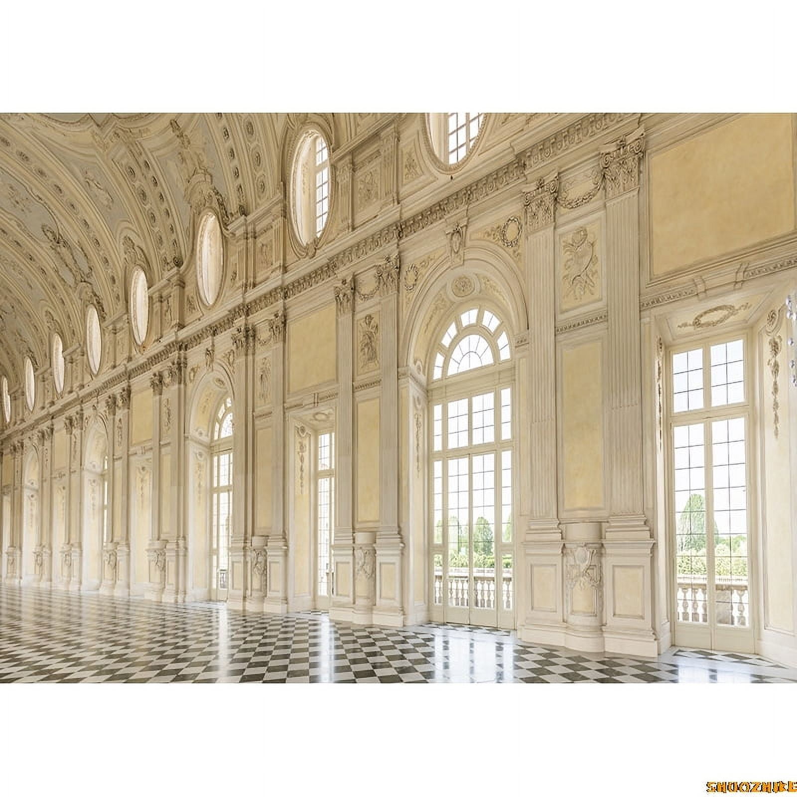 European Style Retro Building Theme Photography Backdrops Props Theater ...