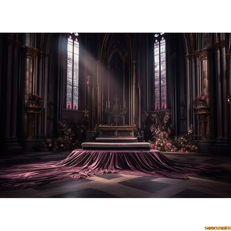 European Style Retro Building Theme Photography Backdrops Props Theater ...