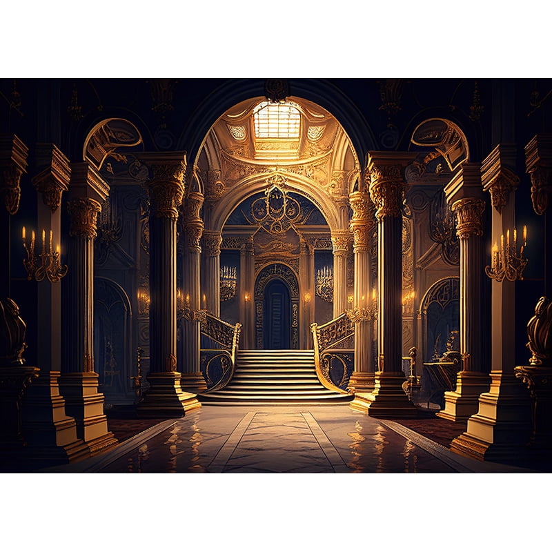 European Style Retro Building Theme Photography Backdrops Props Theater ...