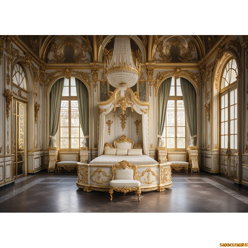 European Style Retro Building Theme Photography Backdrops Props Theater ...