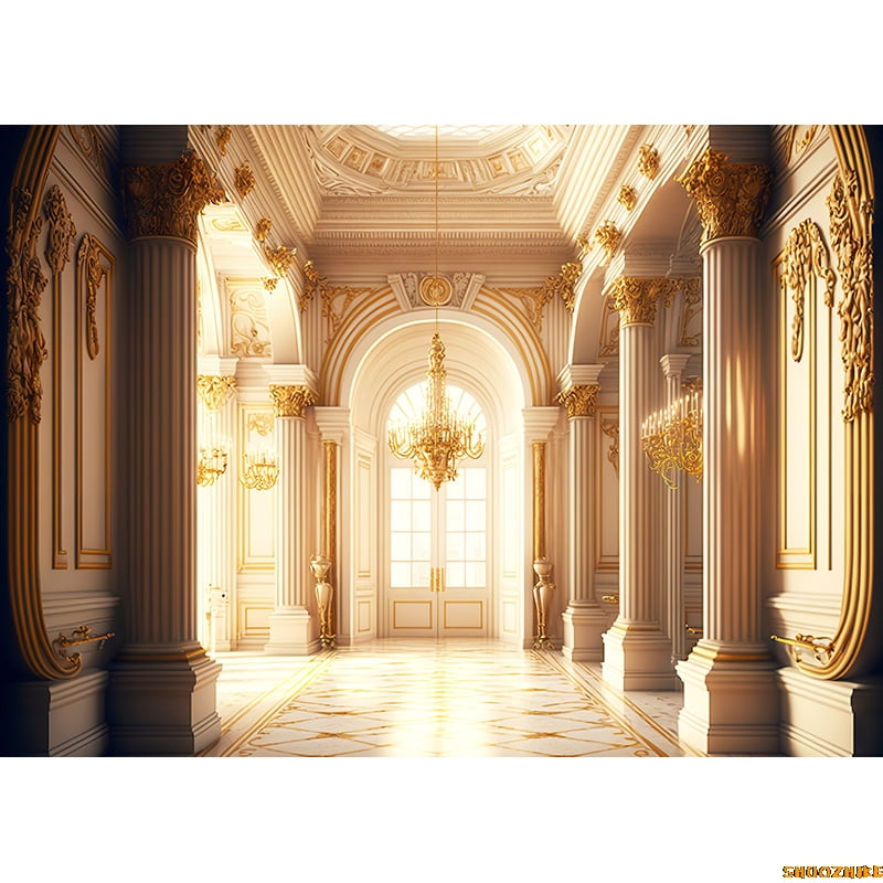 European Style Retro Building Theme Photography Backdrops Props Theater ...