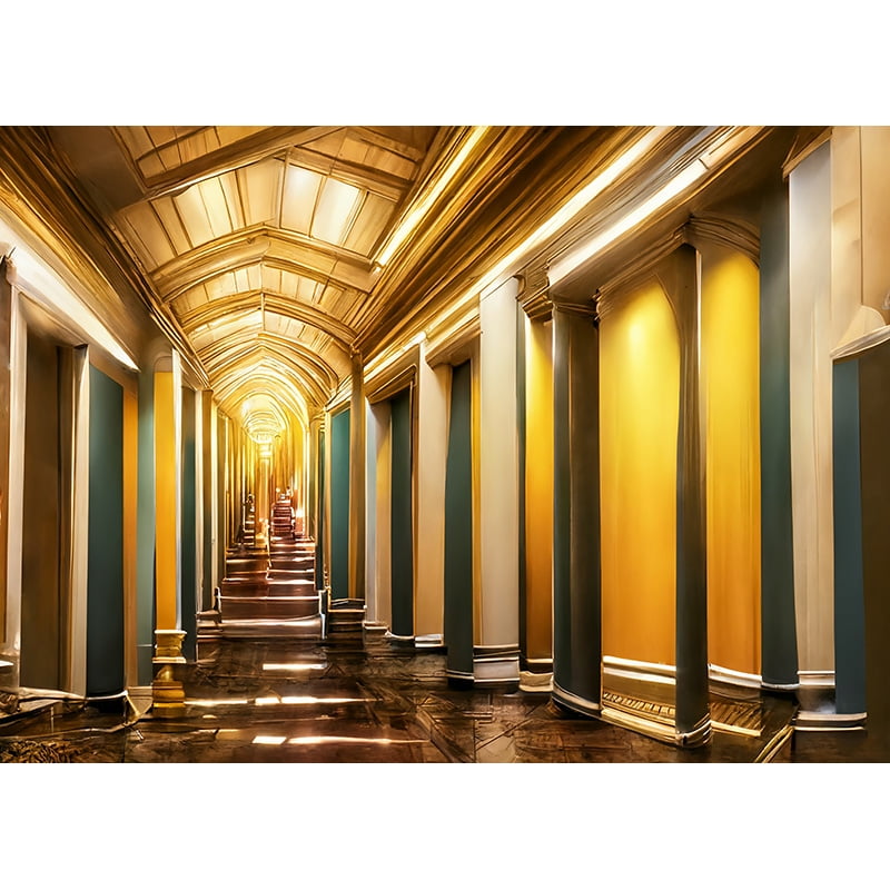 European Style Retro Building Theme Photography Backdrops Props Theater ...