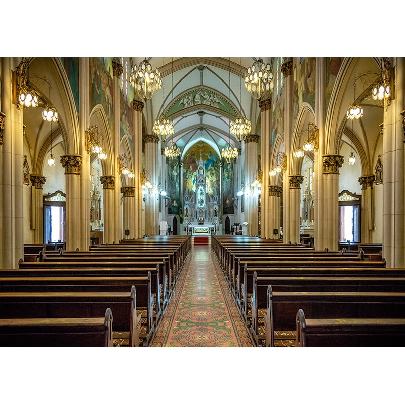 European Style Retro Building Theme Photography Backdrops Props Theater ...