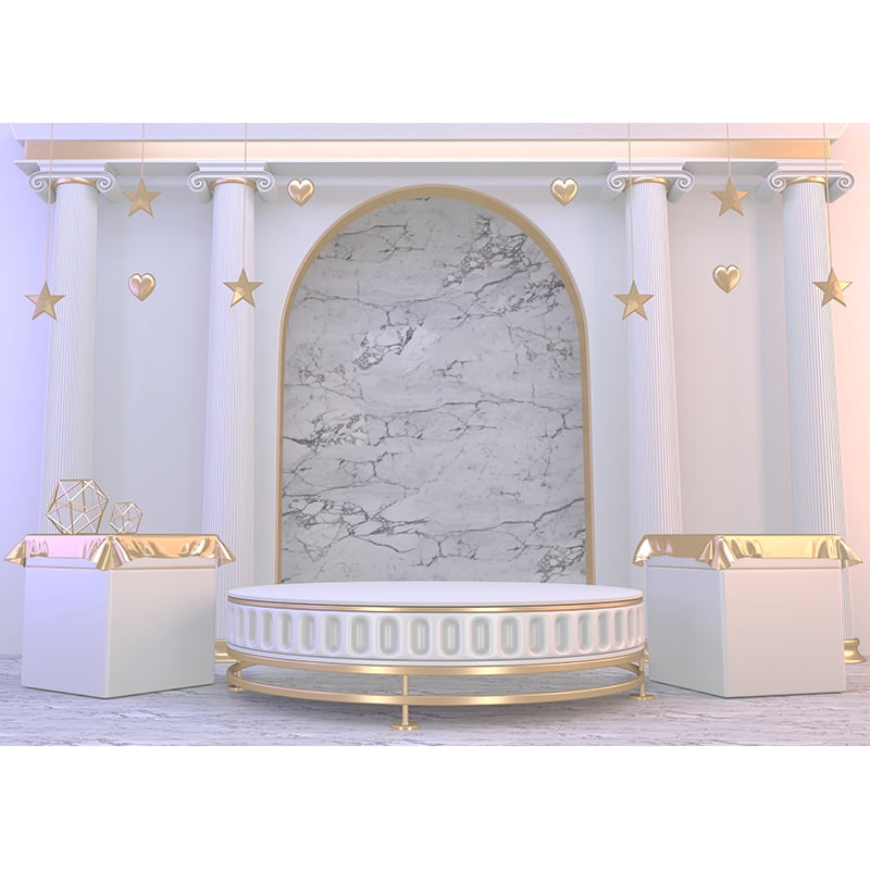 European Style Retro Building Theme Photography Backdrops Props Theater ...