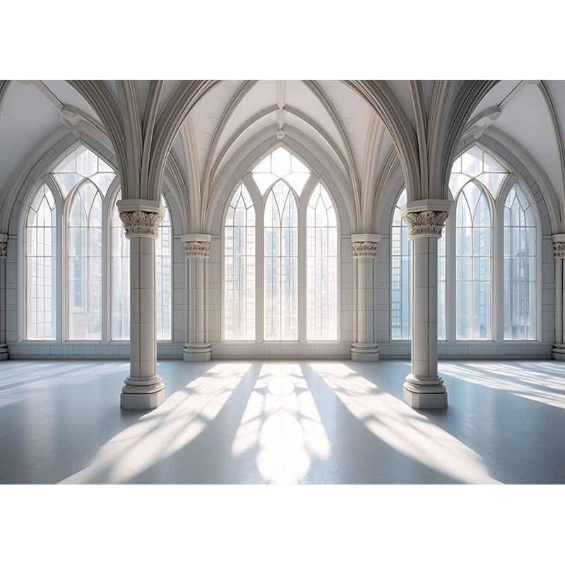 European Style Retro Building Theme Photography Backdrops Props Theater ...