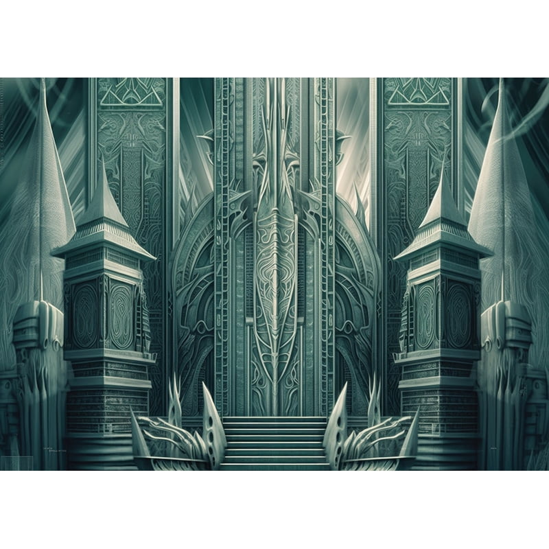 European Style Retro Building Theme Photography Backdrops Props Theater ...