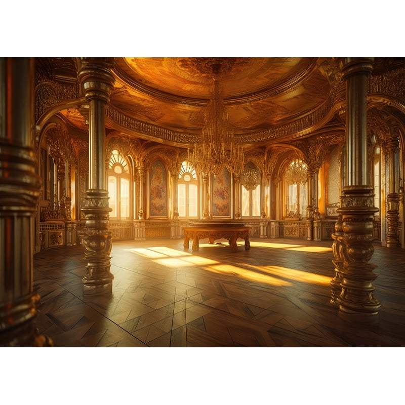 European Style Retro Castle Theme Photography Backdrops Props Vintage ...