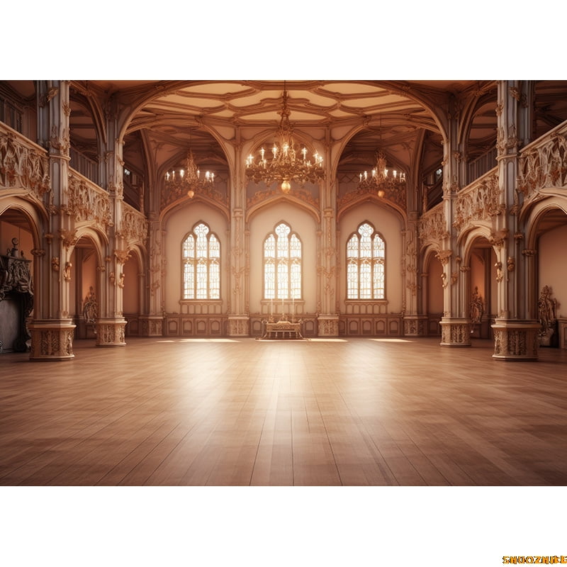 European Style Retro Castle Theme Photography Backdrops Props Vintage ...