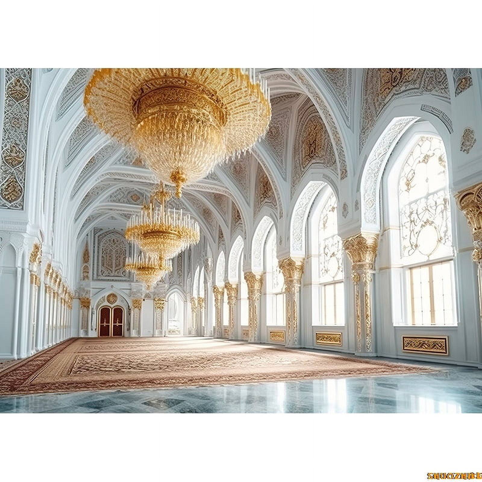 European Style Retro Castle Theme Photography Backdrops Props Vintage ...