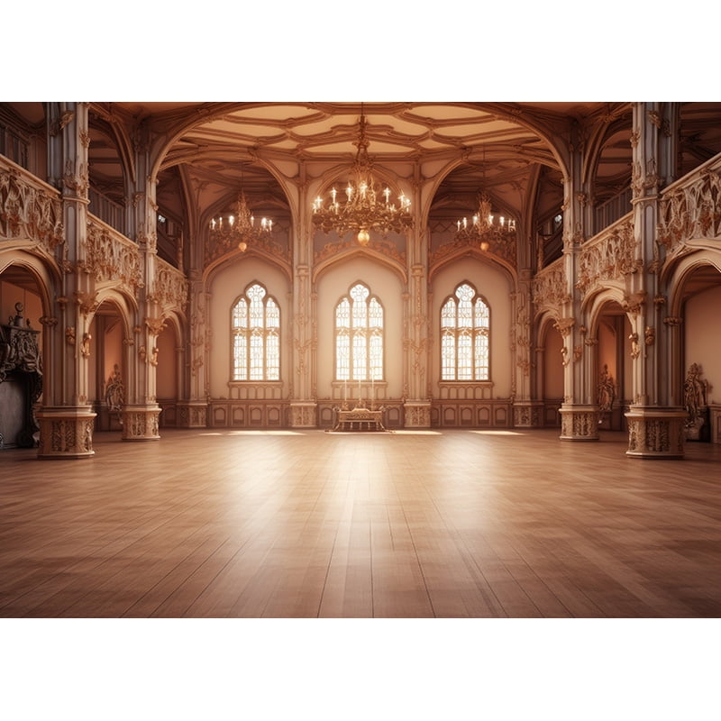 European Style Retro Castle Theme Photography Backdrops Props Vintage ...