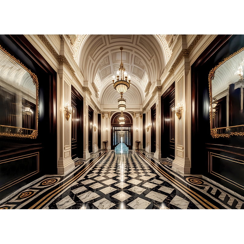 European Style Retro Castle Theme Photography Backdrops Props Vintage ...