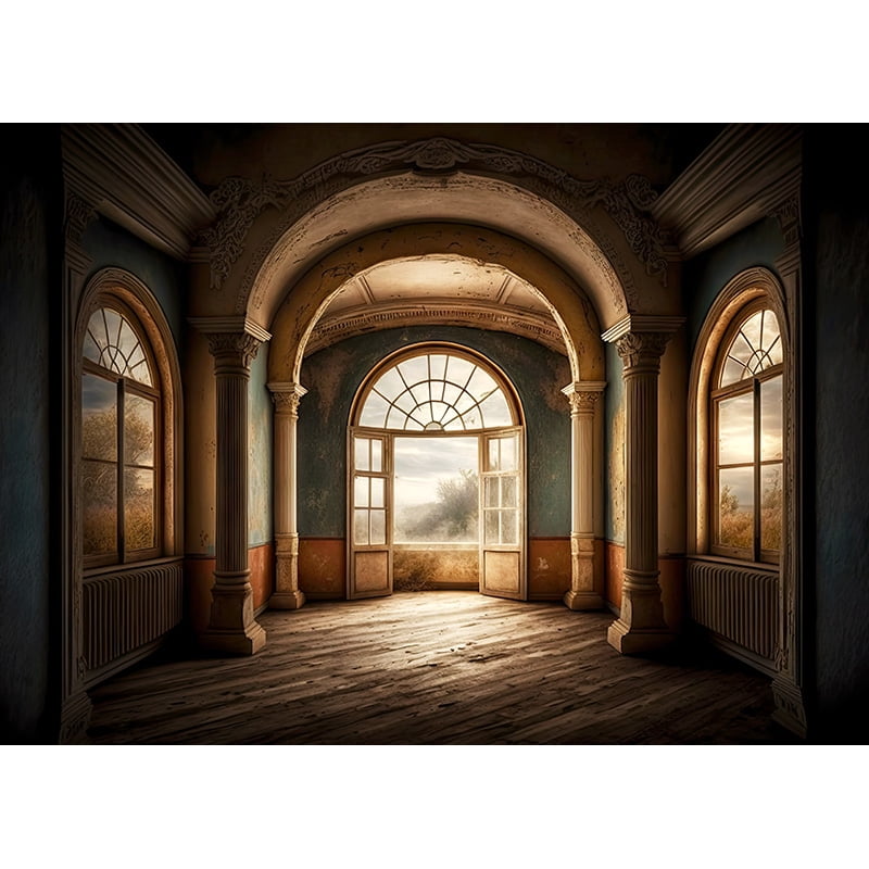 European Style Retro Castle Theme Photography Backdrops Props Vintage ...