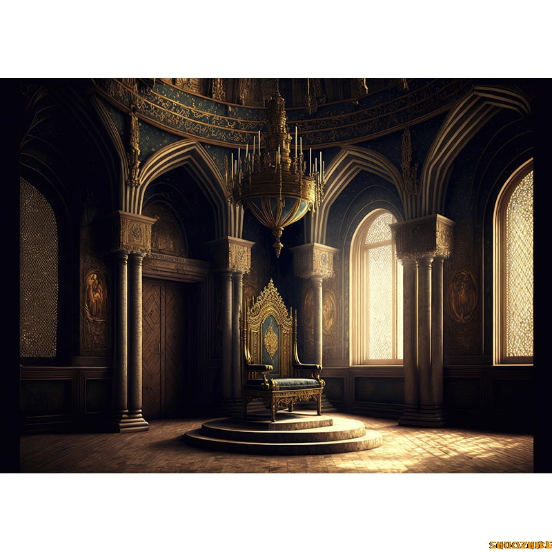 European Style Retro Castle Theme Photography Backdrops Props Vintage ...
