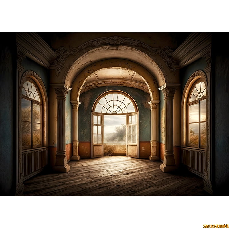 European Style Retro Castle Theme Photography Backdrops Props Vintage ...