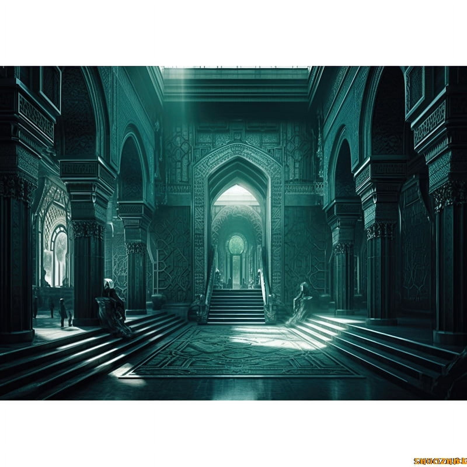 European Style Retro Castle Theme Photography Backdrops Props Vintage ...