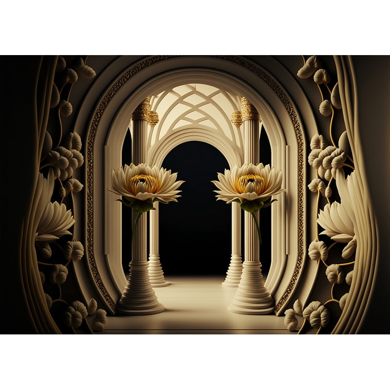 European Style Retro Castle Theme Photography Backdrops Props Vintage ...