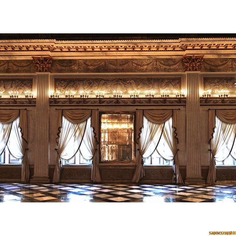 European Style Retro Castle Theme Photography Backdrops Props Vintage ...