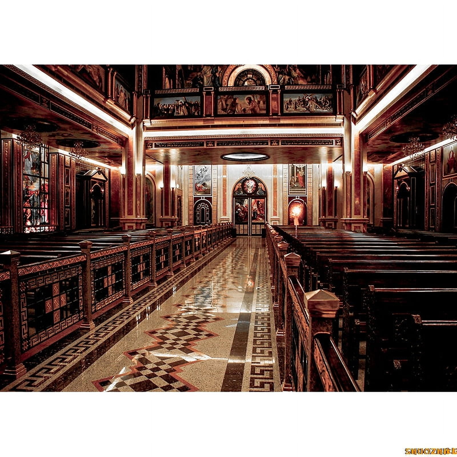 European Style Retro Castle Theme Photography Backdrops Props Vintage ...