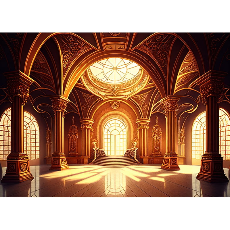European Style Retro Castle Theme Photography Backdrops Props Vintage ...