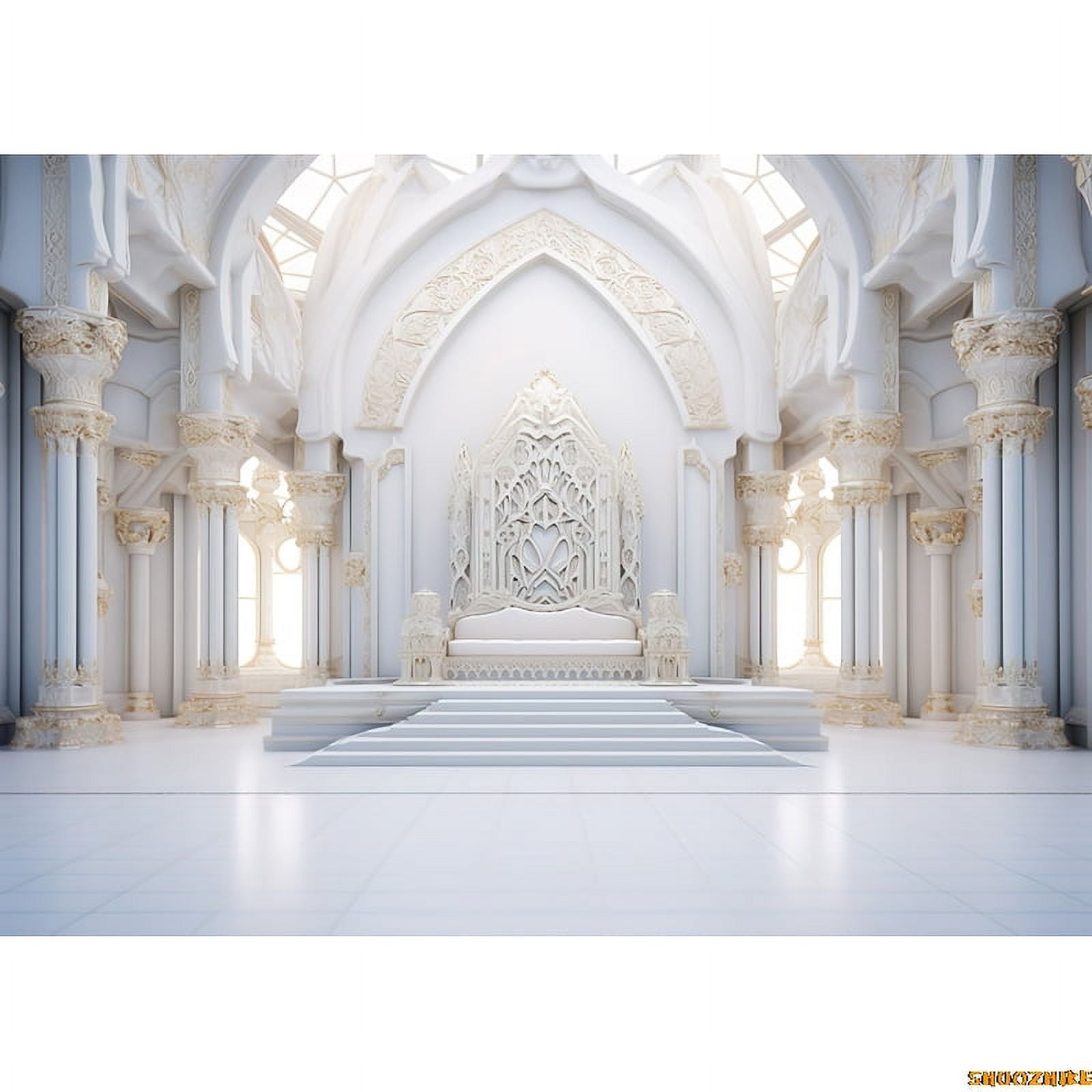 European Style Retro Castle Theme Photography Backdrops Props Vintage ...