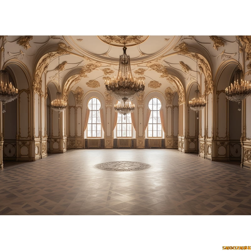 European Style Retro Castle Theme Photography Backdrops Props Vintage ...