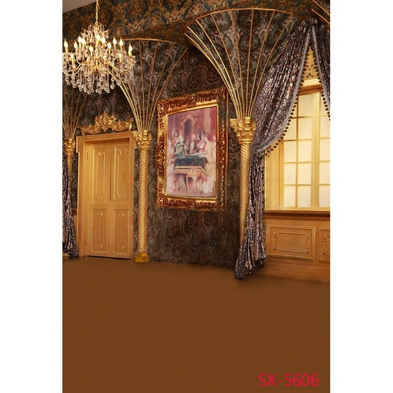 European Style Retro Classicial Photography Backdrops Props Art Castle ...