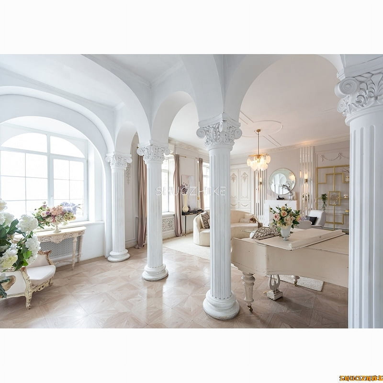 European Style Retro Classicial Photography Backdrops Props Art Castle ...