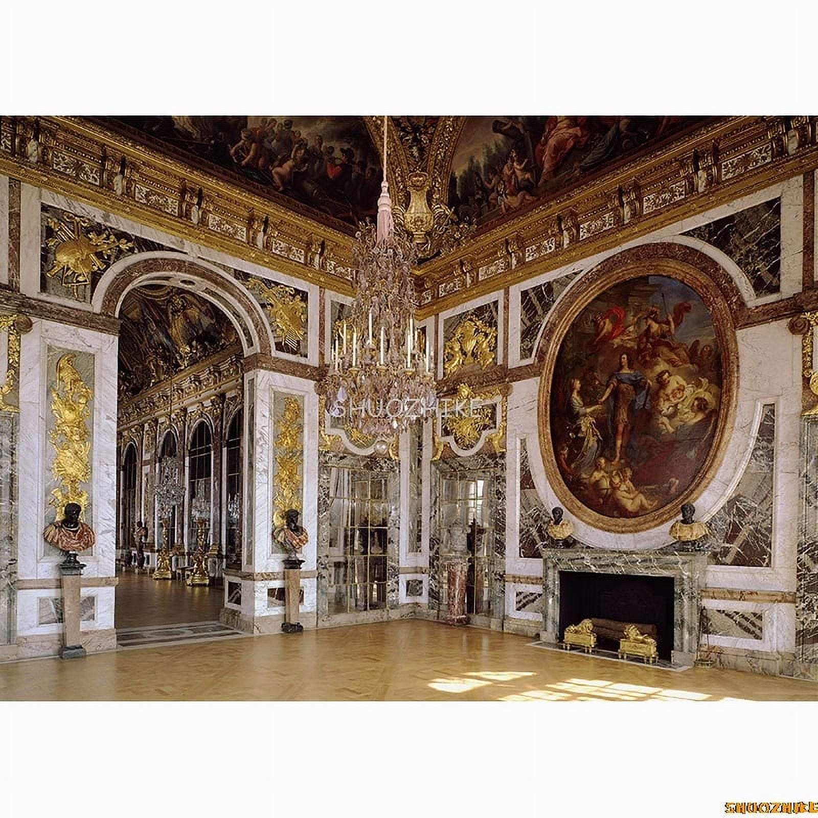 European Style Retro Classicial Photography Backdrops Props Art Castle ...