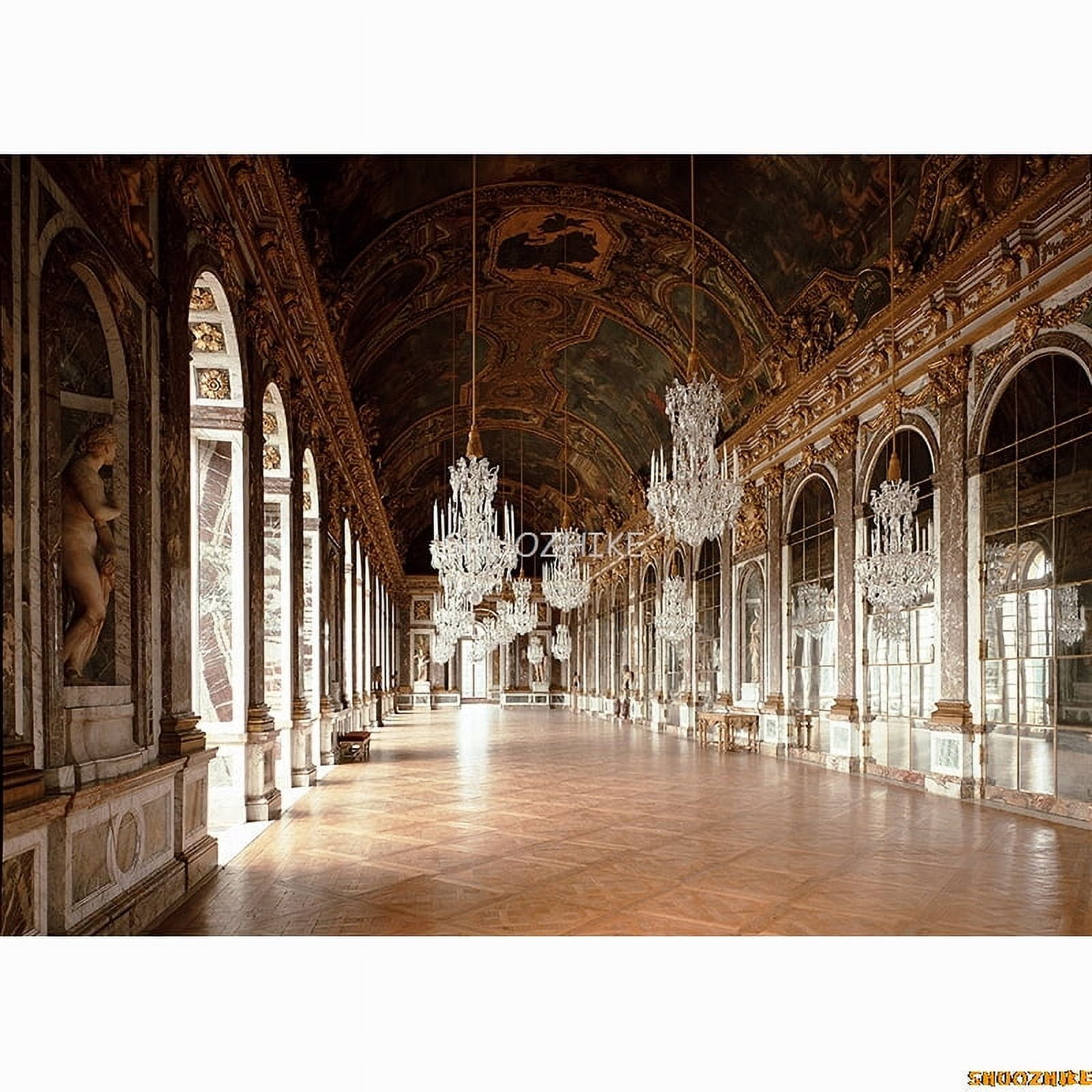 European Style Retro Classicial Photography Backdrops Props Art Castle ...