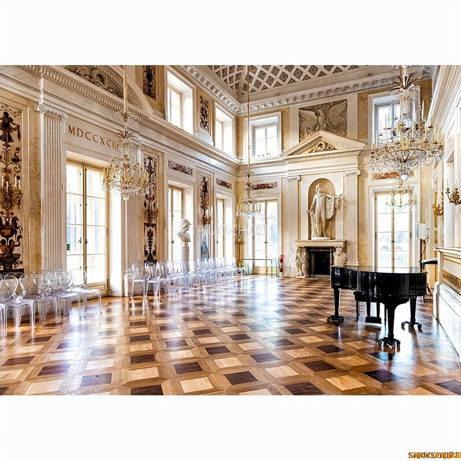 European Style Retro Classicial Photography Backdrops Props Art Castle ...