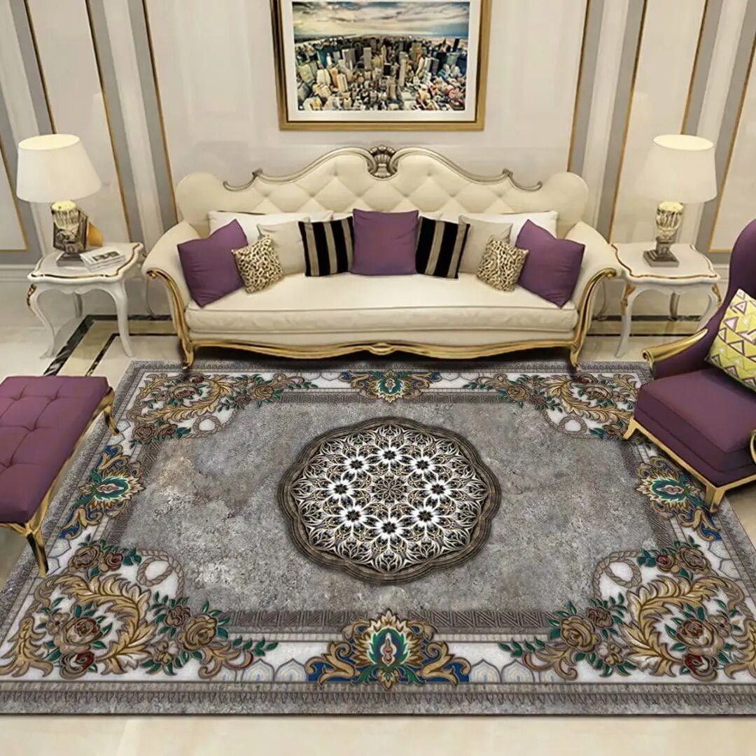 European Style Royal Carpets for Living Room ration Rugs for Bedroom r ...