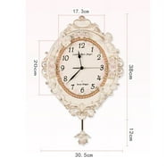 Matashi 24K Gold Plated Vintage Piano Desk Clock with Crystal Studded ...