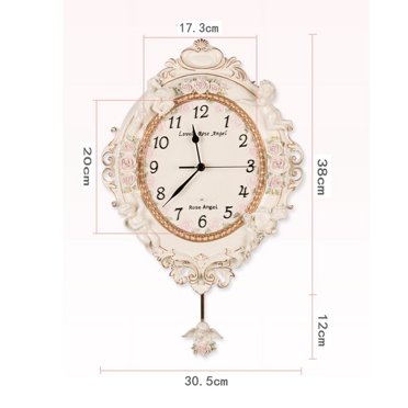 Matashi 24K Gold Plated Vintage Piano Desk Clock with Crystal Studded ...
