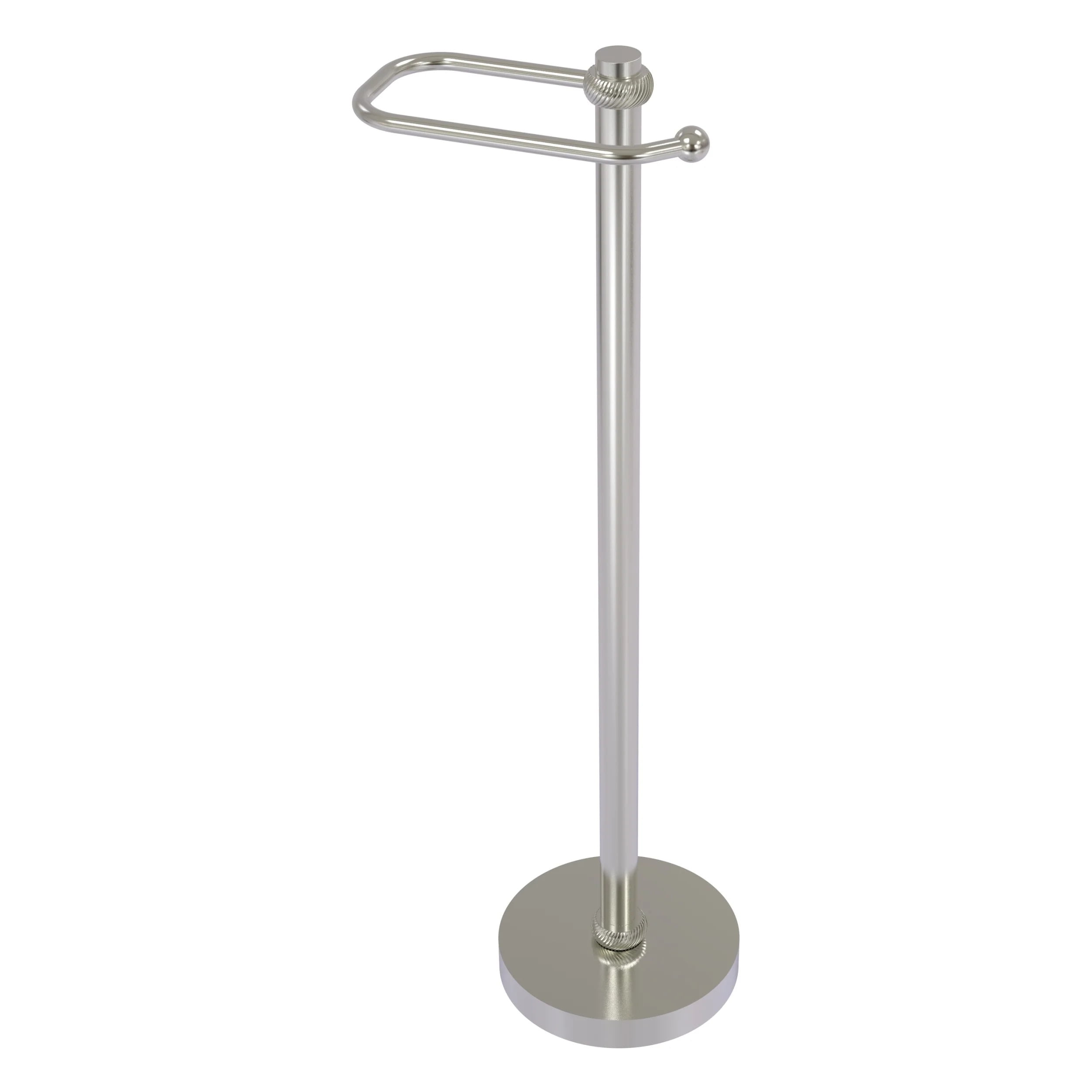 European Style Toilet Tissue Stand - Satin Nickel / Twisted - Walmart.com