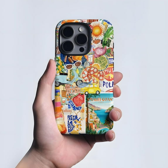European Summer Collage Mediterranean Vacation Phone Case 17 16 15 14 ...