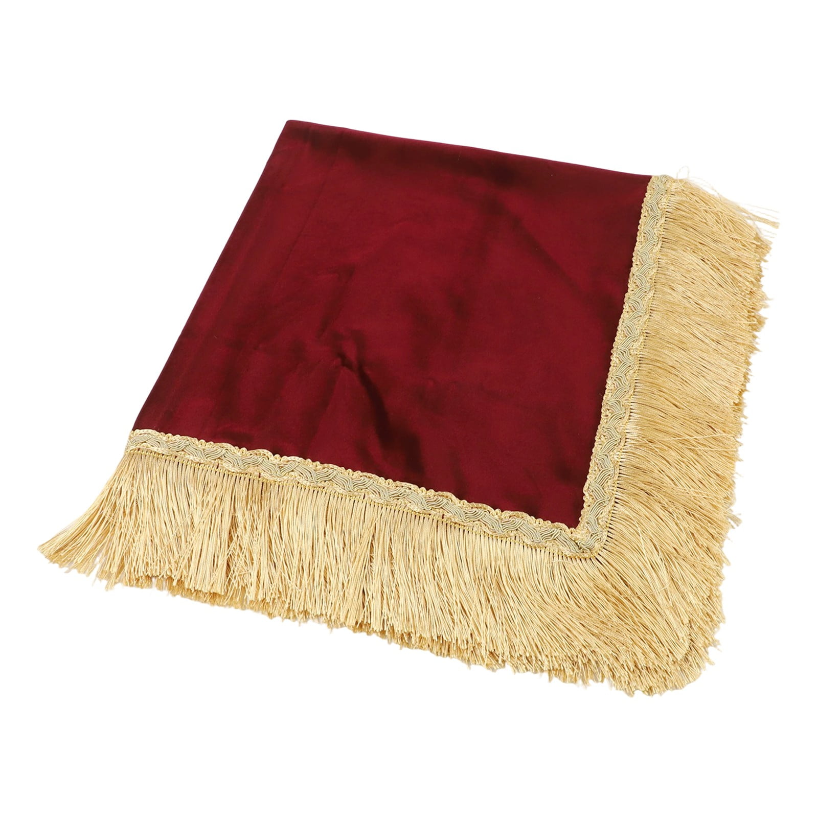 European Tassel Velvet Tablecloth Square Dinner Table Cover Retro ...