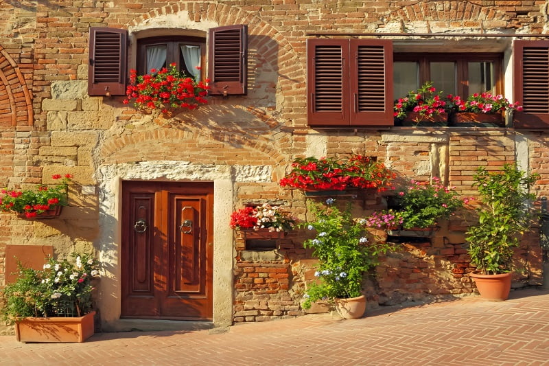 European Travel Downtown Street Photography Background Vintage ...