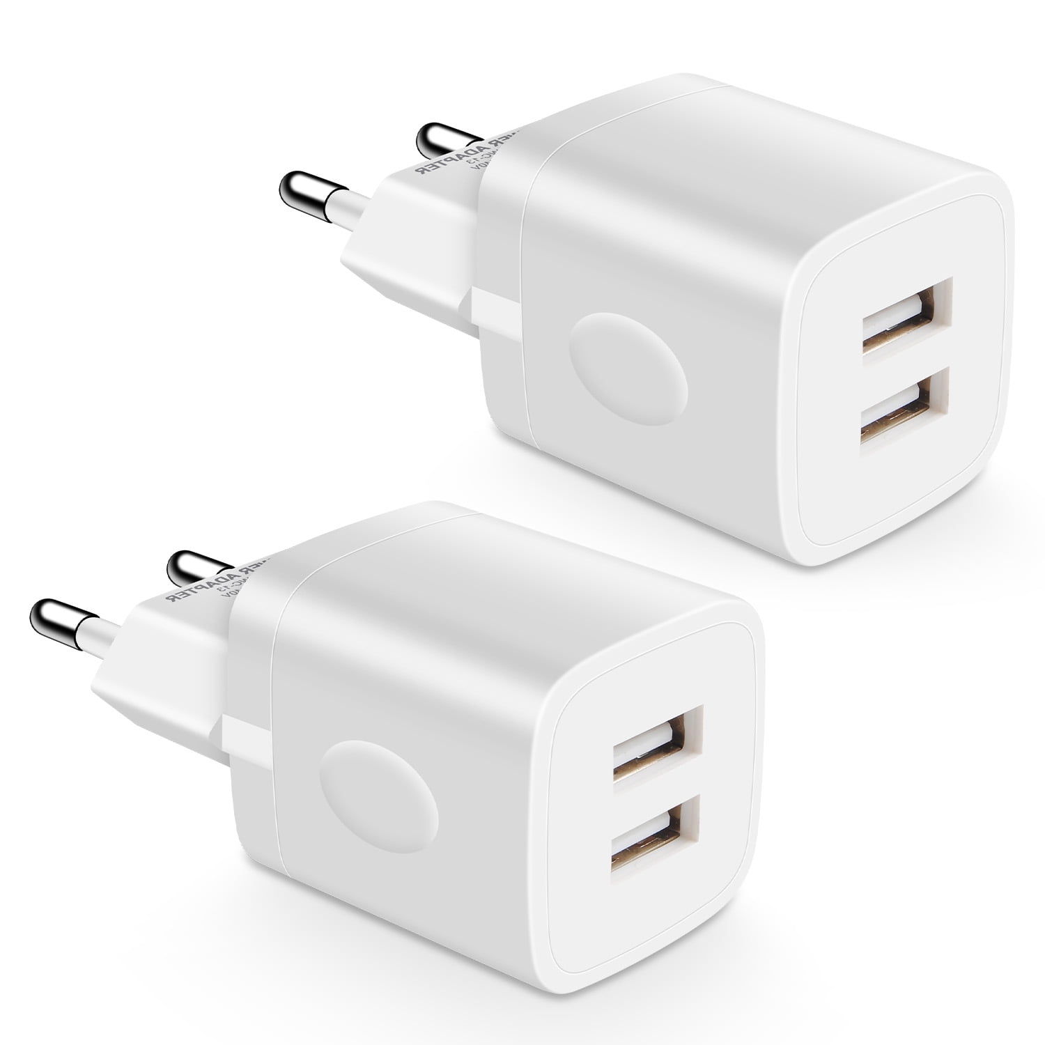 European Travel Plug Adapter,AILKIN 2PACK 2.1A International Travel ...