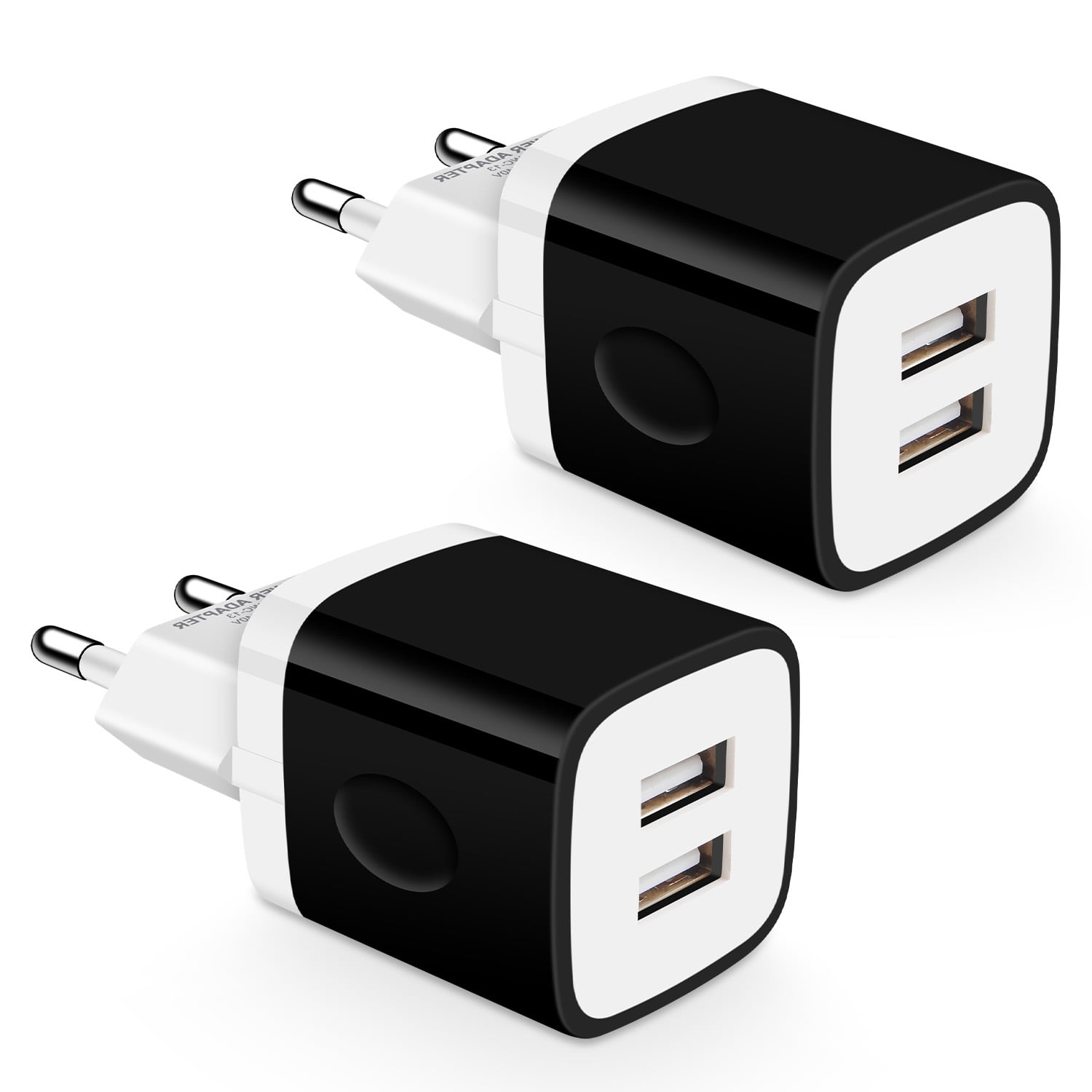 European Travel Plug Adapter,AILKIN 2PACK 2.1A International Travel ...